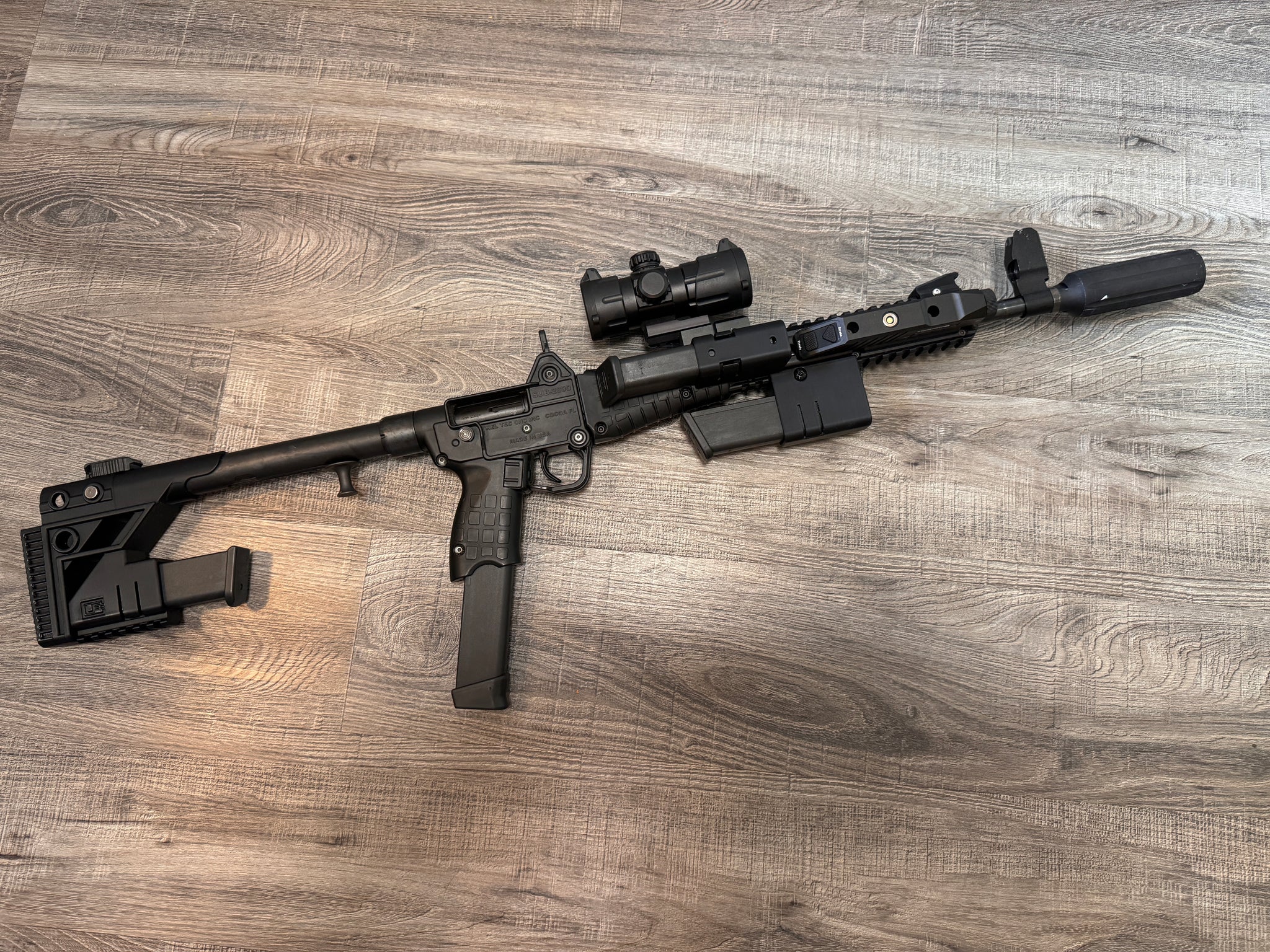 Picatinny Mag Mount For Glock & Sig Mags - Keltec Sub 2000, AR9, Ruger ...